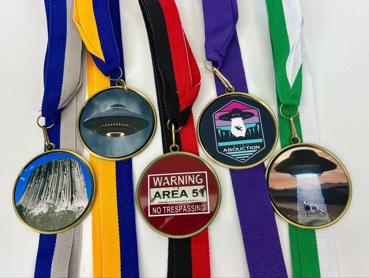 Alien Logo Medal - Schoppy's Since 1921