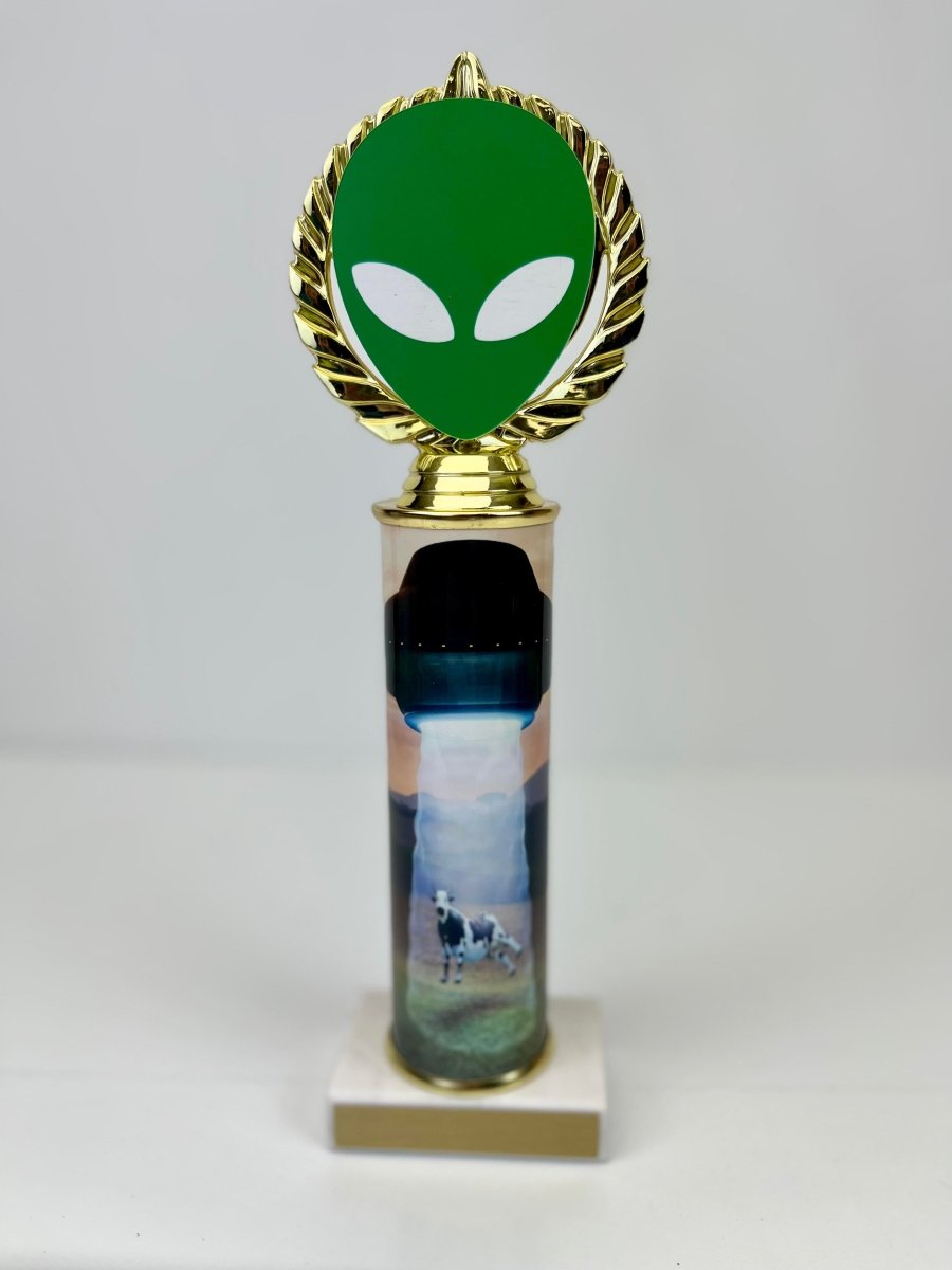 Alien Vector Cut Logo Custom Column Trophy - Schoppy's Since 1921