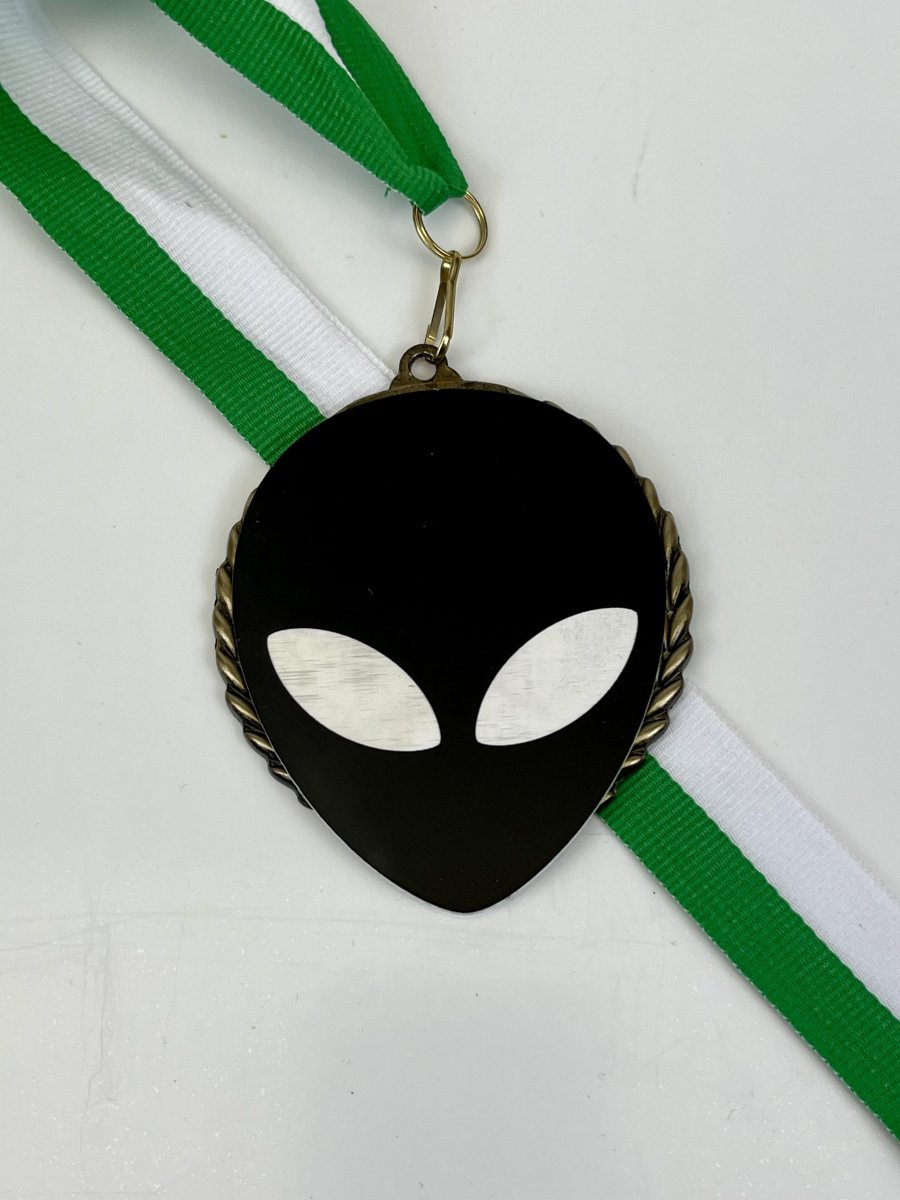 Alien Vector Cut Logo Medal - Schoppy's Since 1921