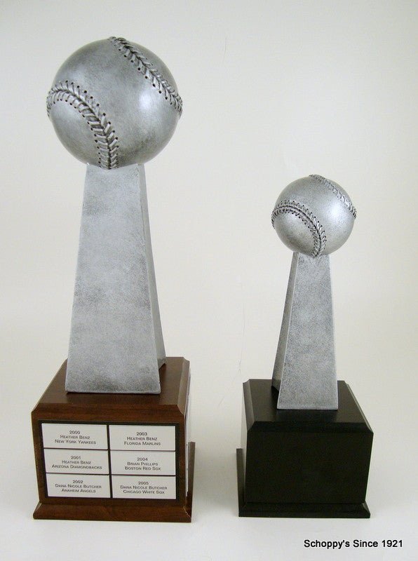 Baseball Championship Large Resin Trophy On Perpetual Base - Schoppy's ...
