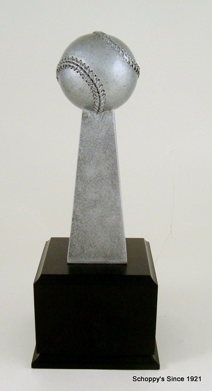 Baseball Championship Small Resin Trophy On Perpetual Base - Schoppy's ...