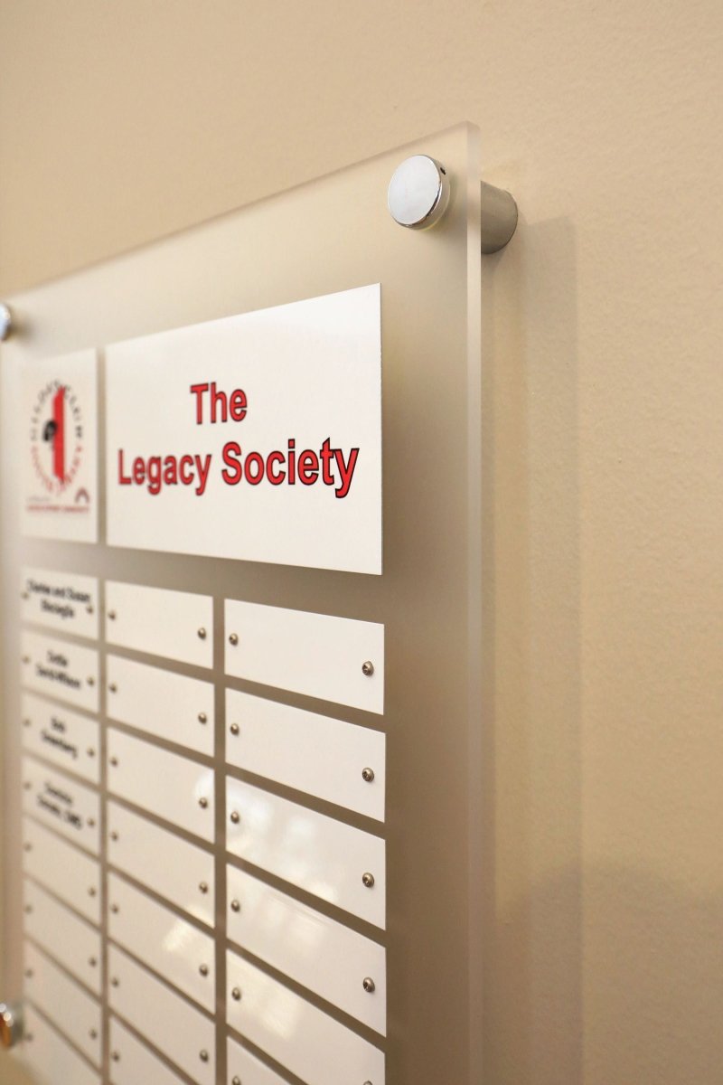 Frosted Acrylic Custom Perpetual Plaque - Multiple Sizes - Schoppy's ...