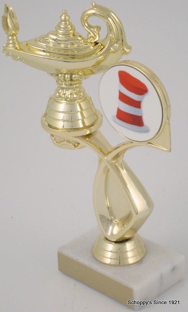 Hat Logo Offset Trophy - Schoppy's Since 1921