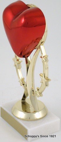 Heart Trophy on Six-Star Riser - Schoppy's Since 1921