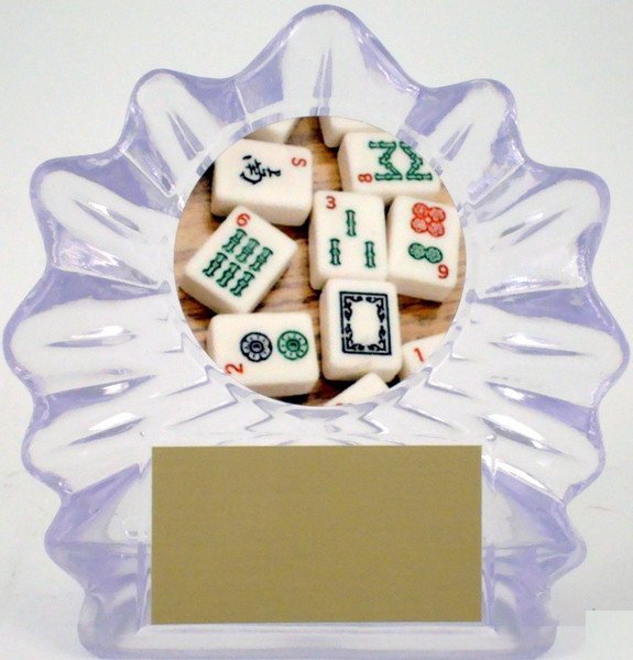 Mahjong Logo Acrylic Trophy – Schoppy's Since 1921