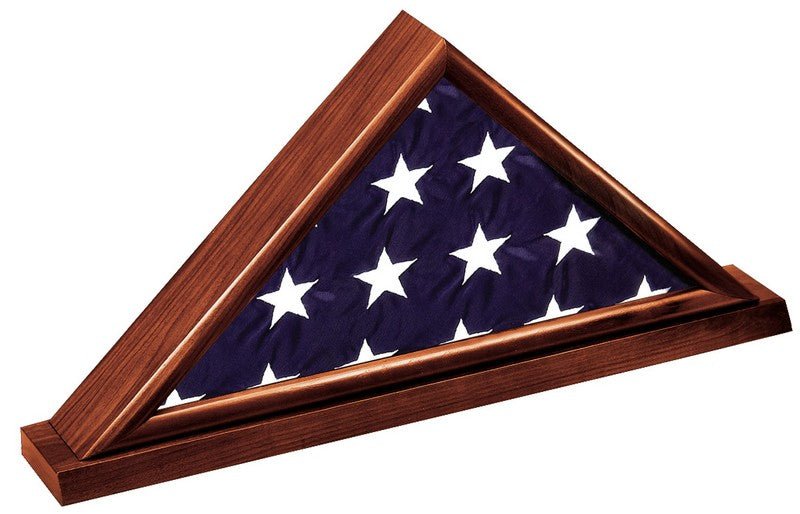 Beautiful Hand crafted Memorial Flag Display Box in Cherry, Walnut ...