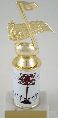 Music Stand Trophy with Custom Round Column - Schoppy's Since 1921