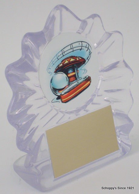 Pinball Logo Acrylic Trophy - Schoppy's Since 1921
