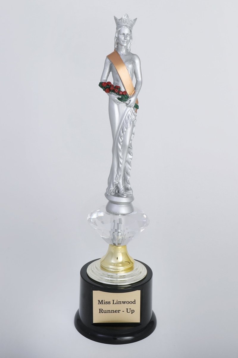 Schoppy Original Pageant Beauty Queen Trophy Set - Set of Four ...