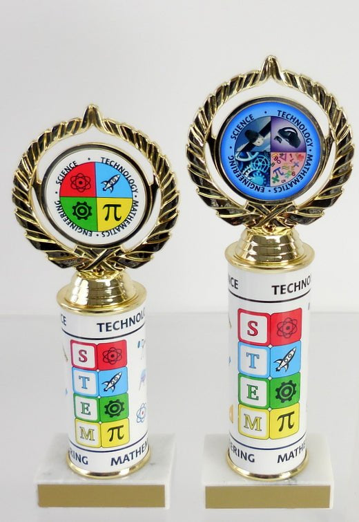 STEM Logo Custom Column Trophy - Schoppy's Since 1921